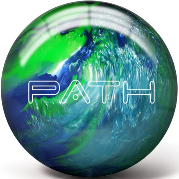 Entry Level Polyester Balls: Pyramid Path Blue/Light Blue/Lime Green